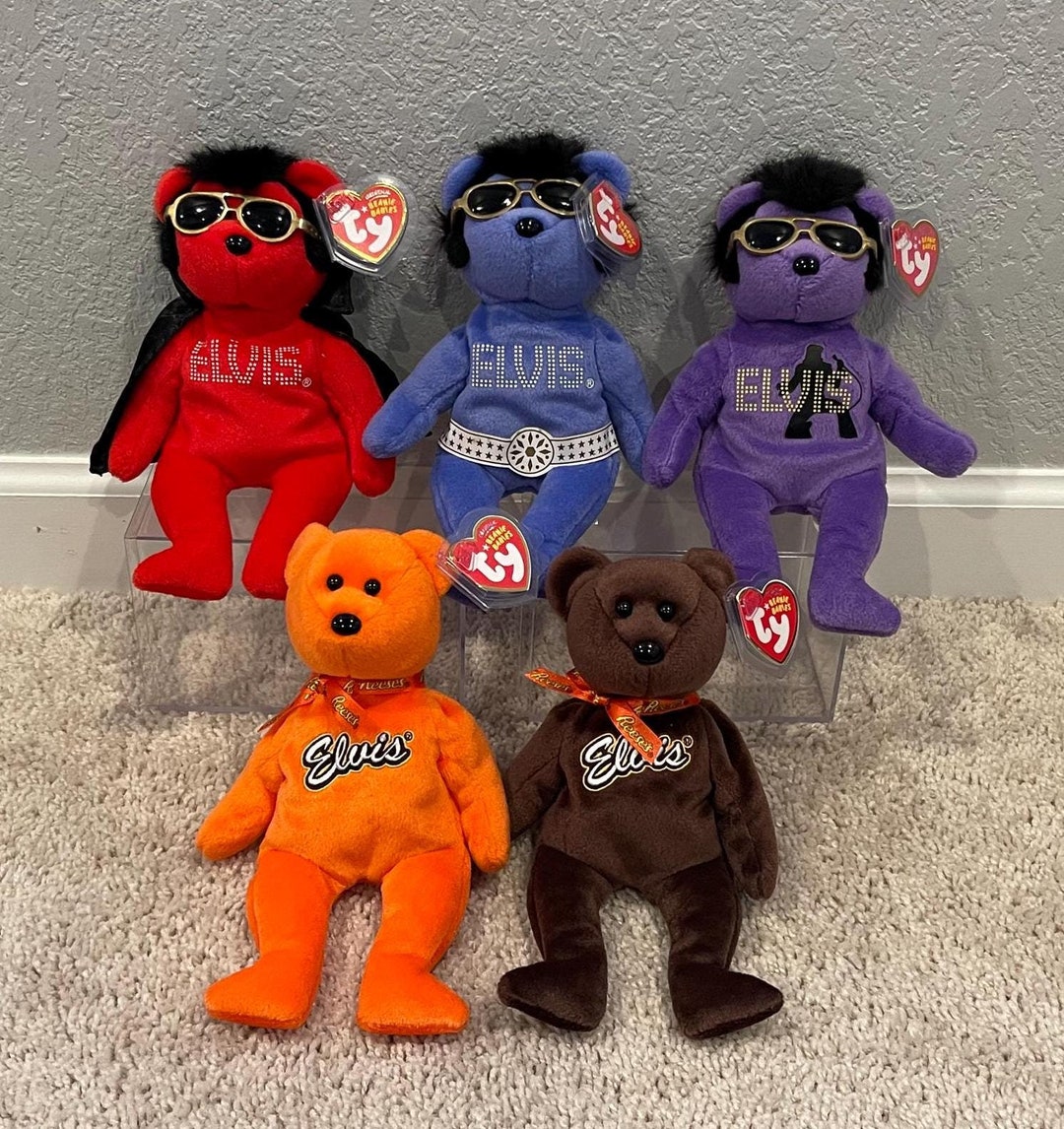 Ty Beanie Babies - Elvis Presley Bears (your Choice) - Etsy