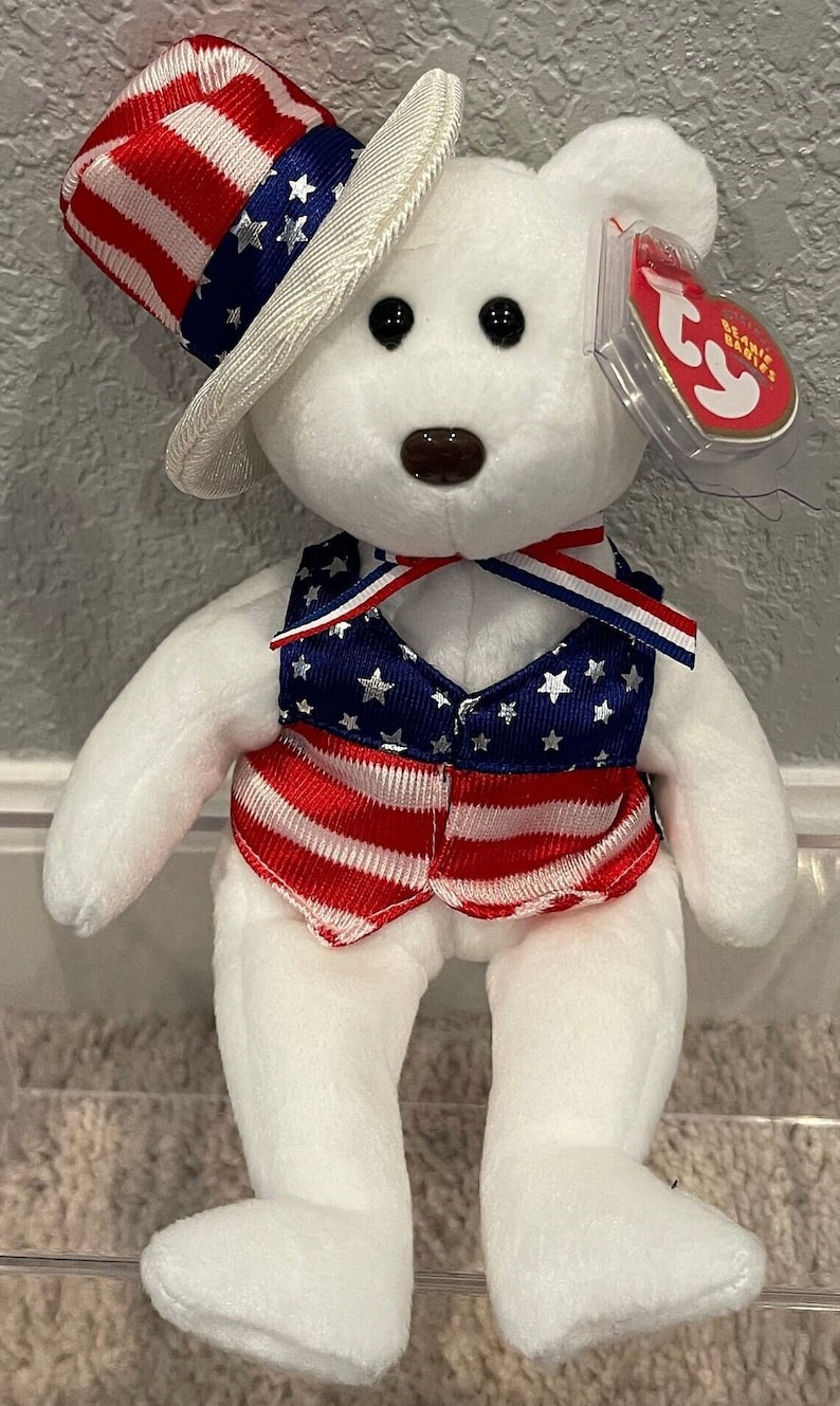 Ty Beanie Babies - 4th of July Independence Day Patriotic Bears ...