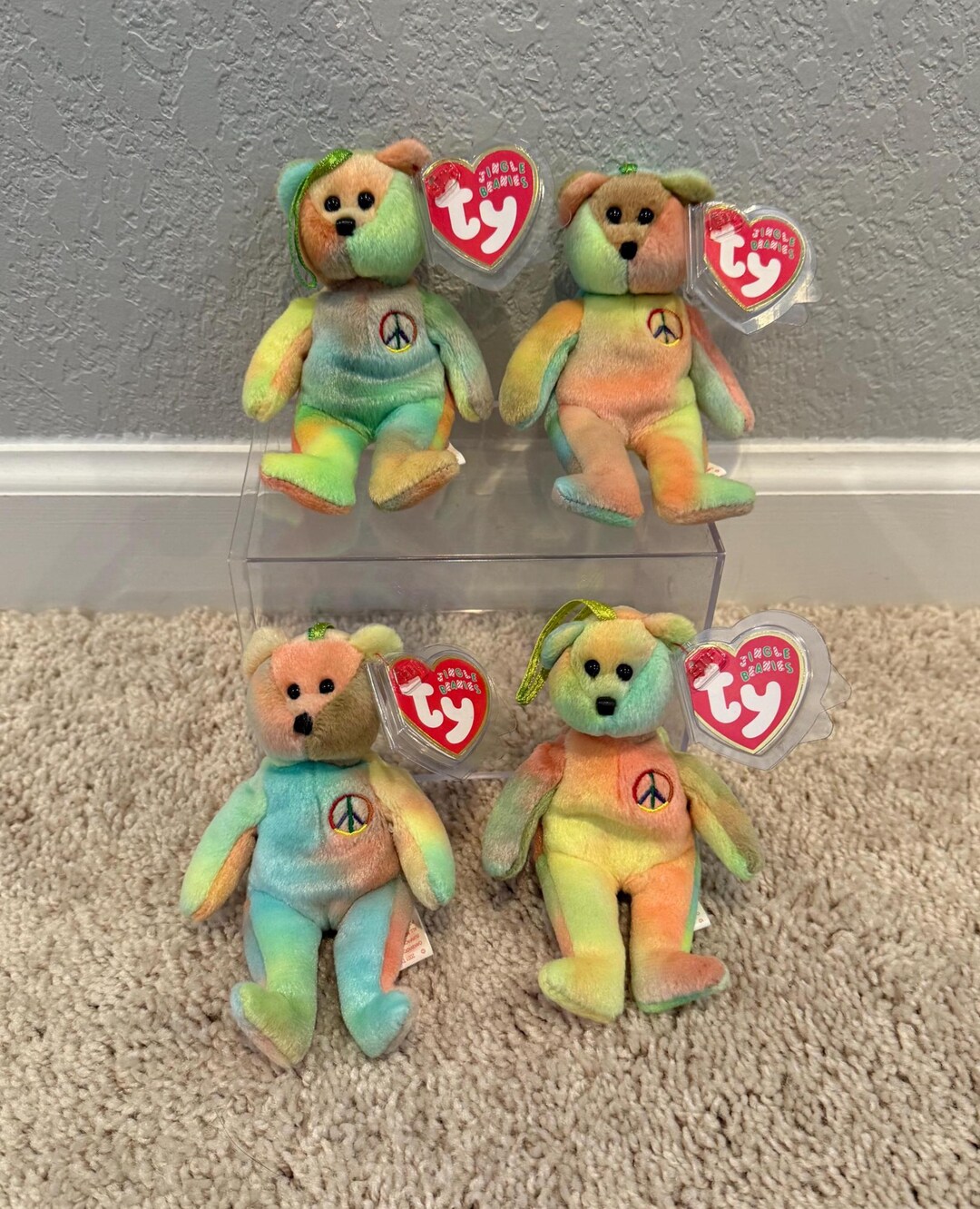 Ty Beanie Babies - Peace Jingle Beanies Ornaments (your Choice) - Etsy