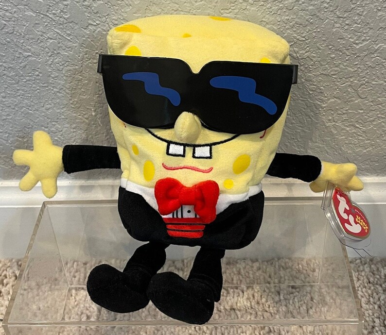 Ty Beanie Babies & Ty Beanie Buddies Spongebob Squarepants - Etsy
