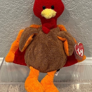 Ty Beanie Babies & Pluffies - Thanksgiving Turkeys - Gobble, Drumstick ...