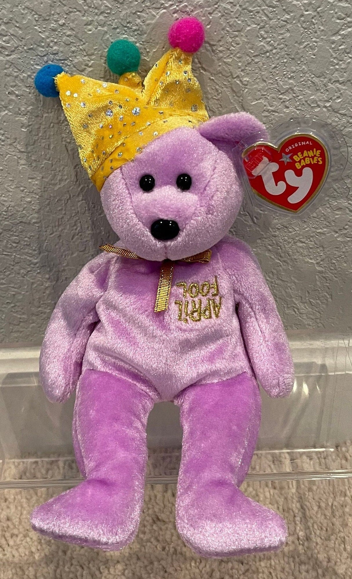 Ty Beanie Babies - April Fool's Bears - Jokester and April Fool - RARE ...