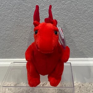 Ty Beanie Babies - Y Ddraig Goch (red Dragon) - UK and Welsh Exclusive ...