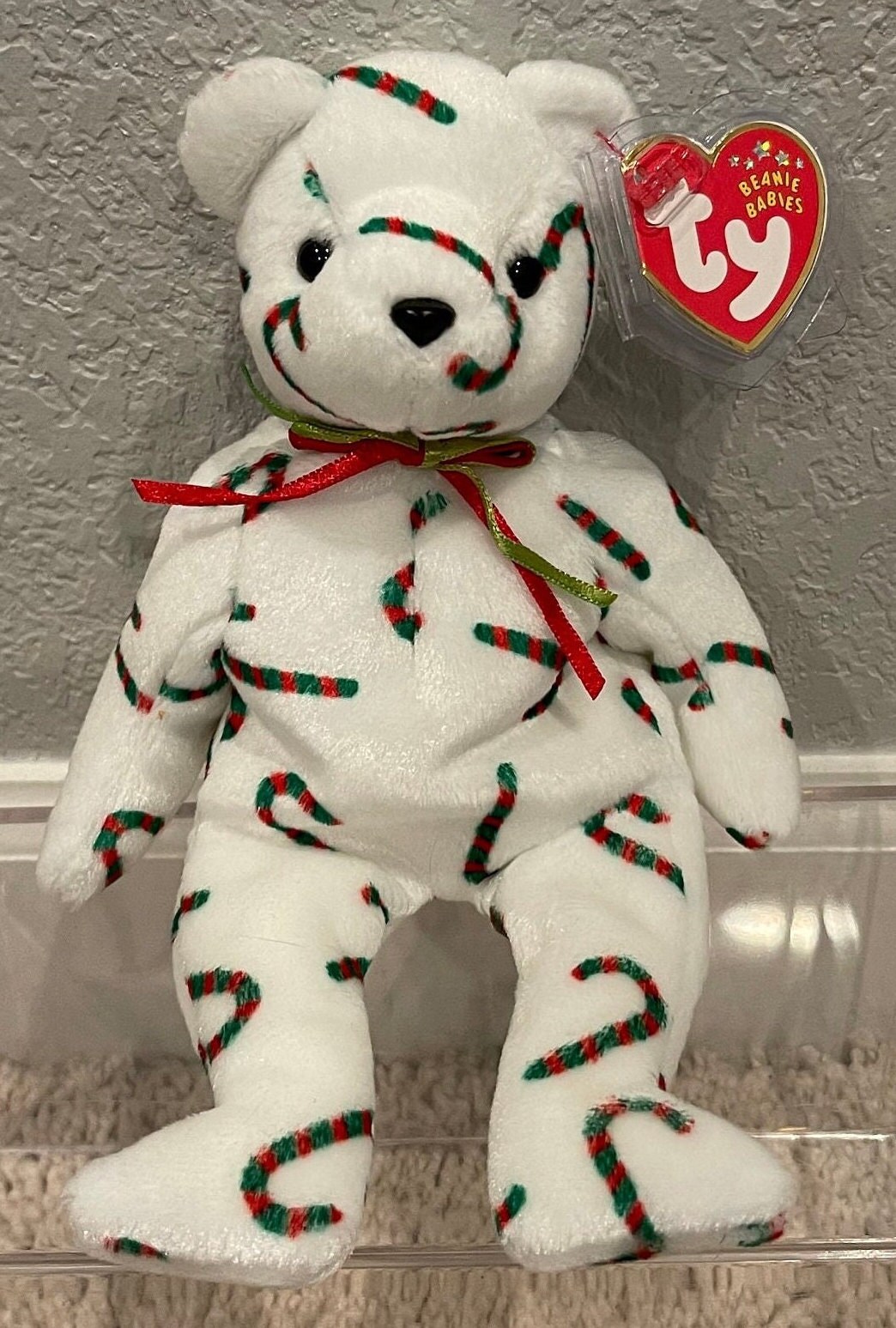 Ty Beanie Babies - Christmas Bears - Flaky, Snowbelles, Cand-e, Kringle ...