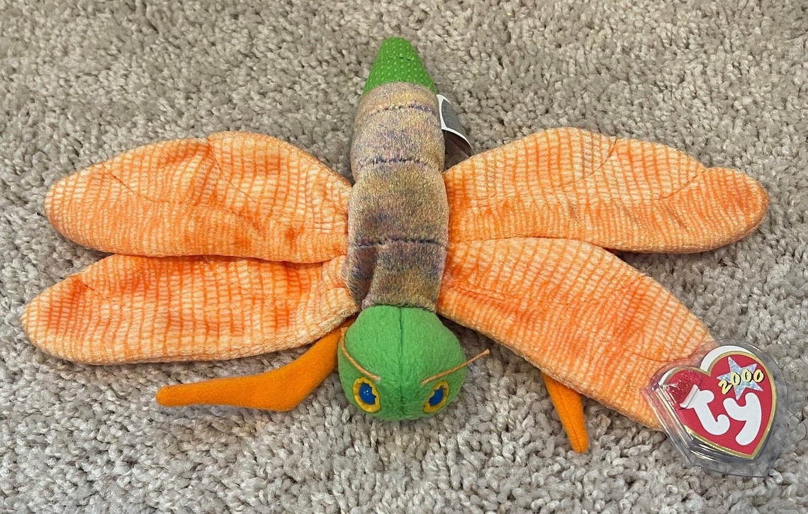 Ty Beanie Babies-bugs/insects-ladybug, Bee, Cicada, Beetle, Butterfly ...