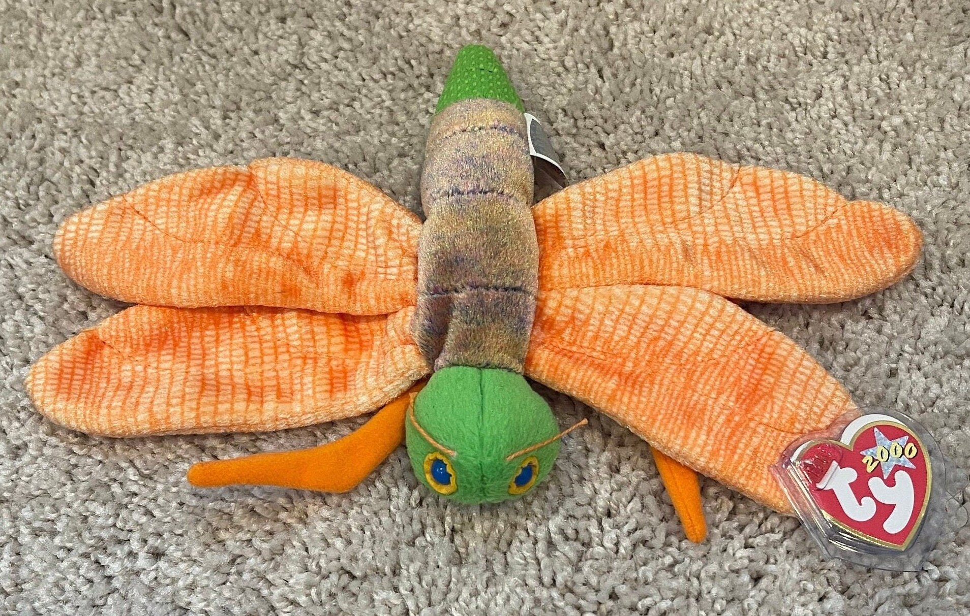 Ty Beanie Babies-bugs/insects-ladybug, Bee, Cicada, Beetle, Butterfly ...