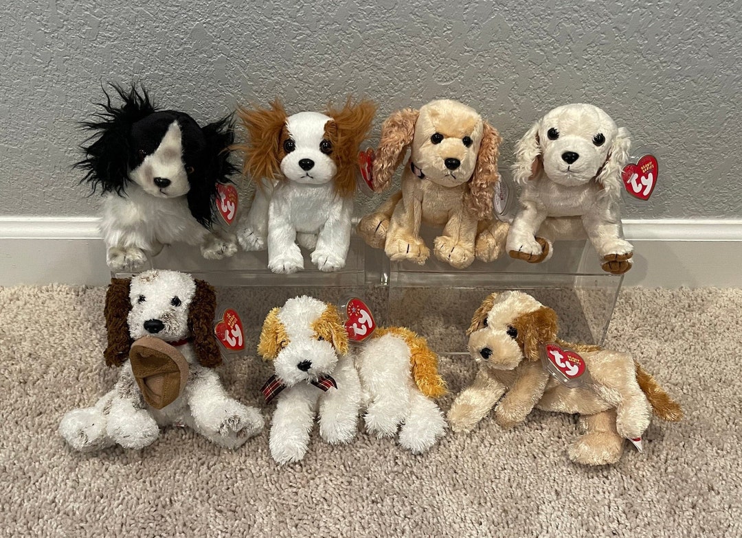 Ty Beanie Babies - Dogs - Frolic, Regal, Sis, Laptop, Pal, Darling ...