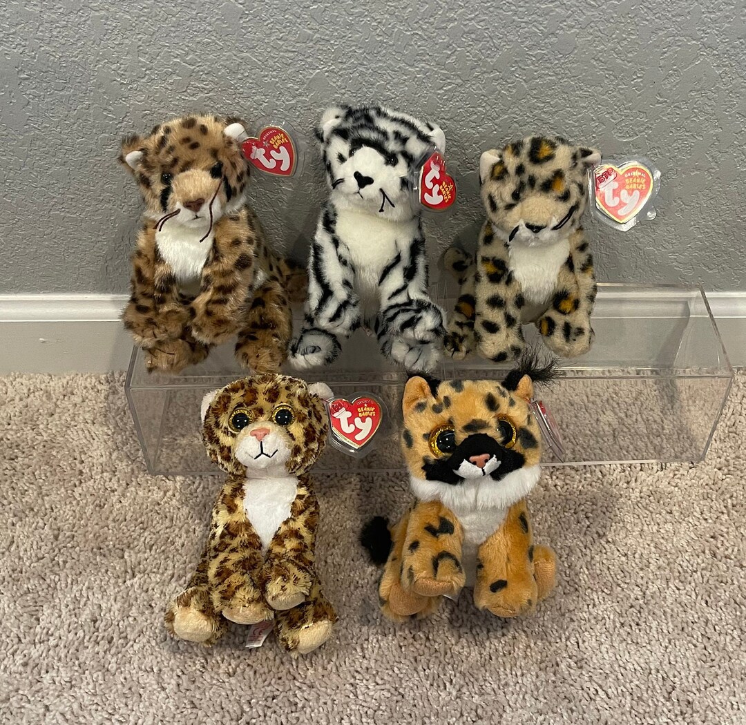 Ty Beanie Babies Large Cats Cheetahs Leopards Tigers - Etsy