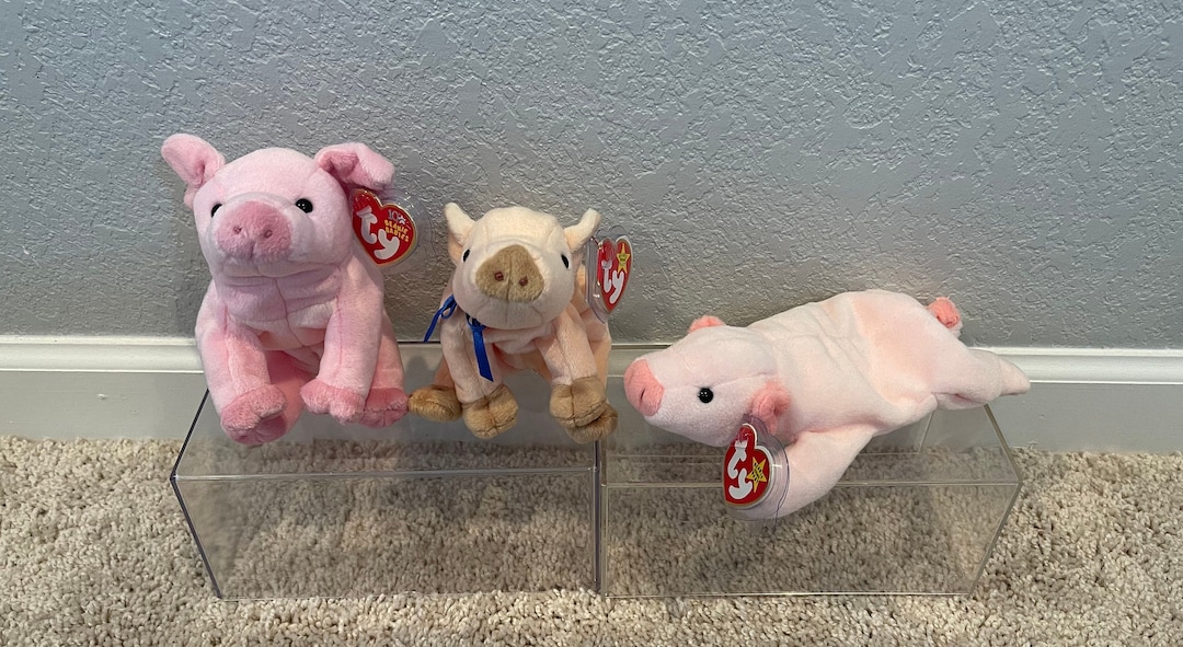 Ty Beanie Babies Pigs Hamlet Knuckles Squealer your - Etsy