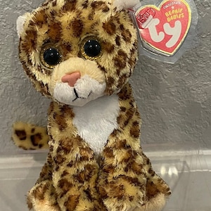 Ty Beanie Babies Large Cats Cheetahs, Leopards, Tigers, Lynx Chitakra ...