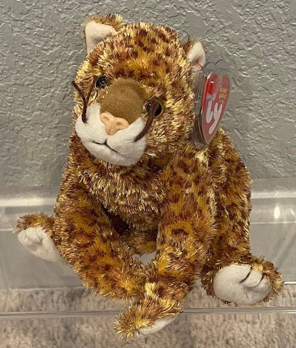 Ty Beanie Babies - Cats - Tigers, Leopards, Jaguars, Snow Leopard ...