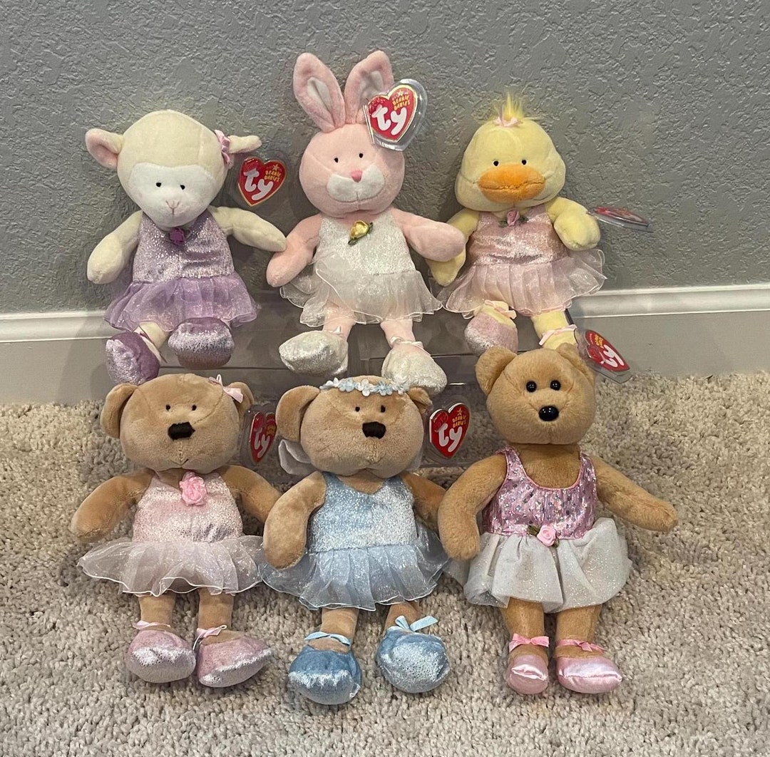Ty Beanie Babies - Ballerina Bears, Bunny Rabbits, Ducks, Sheep ...