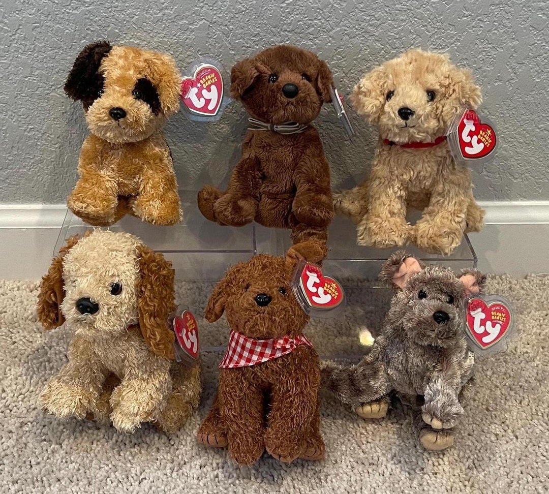 Ty Beanie Babies - Dogs - Deputy, Diggidy, Dooley, Houston, Rowdy ...