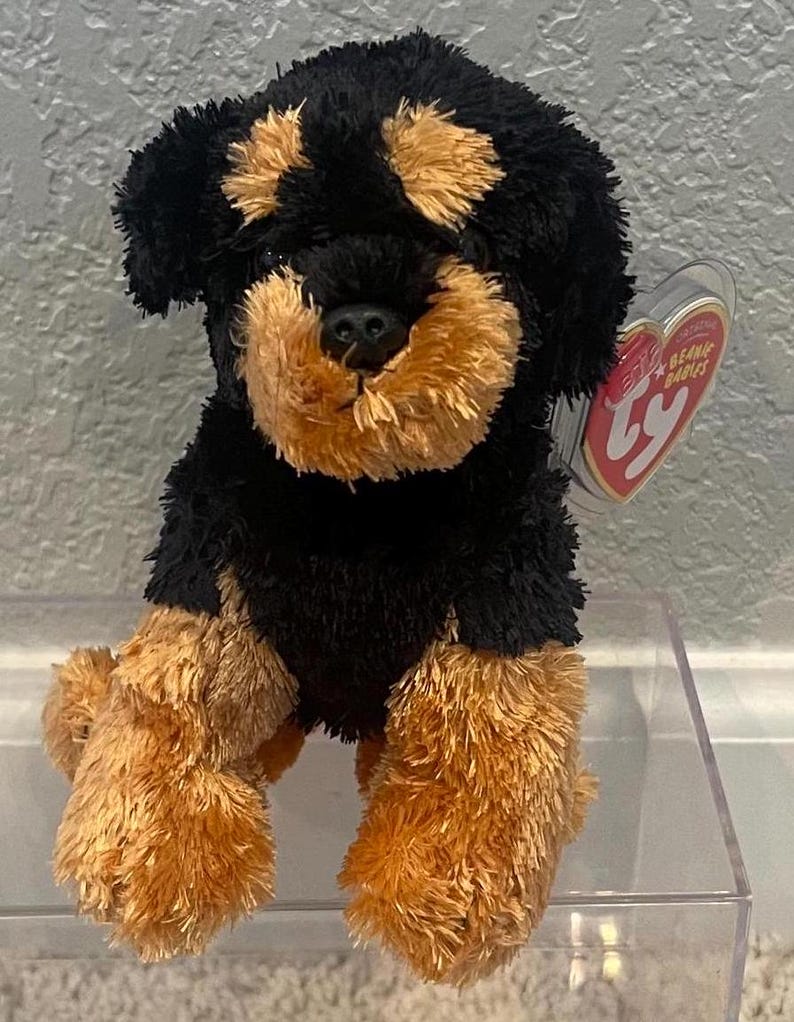 Ty Beanie Babies - Dogs - Rottweiler, Husky, Bichon, Golden Retriever ...