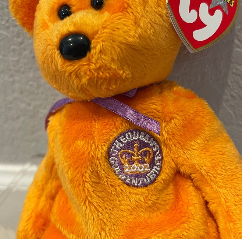 Ty Beanie Babies Celebrations Bear queen Elizabeth II - Etsy