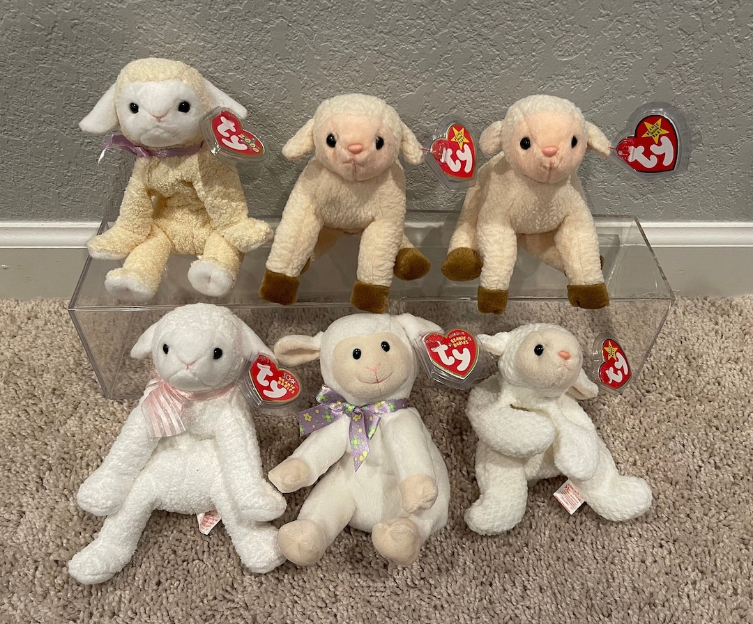 Ty Beanie Babies - Easter Lambs and Sheep - Fleece, Sheepishly, Ewey ...