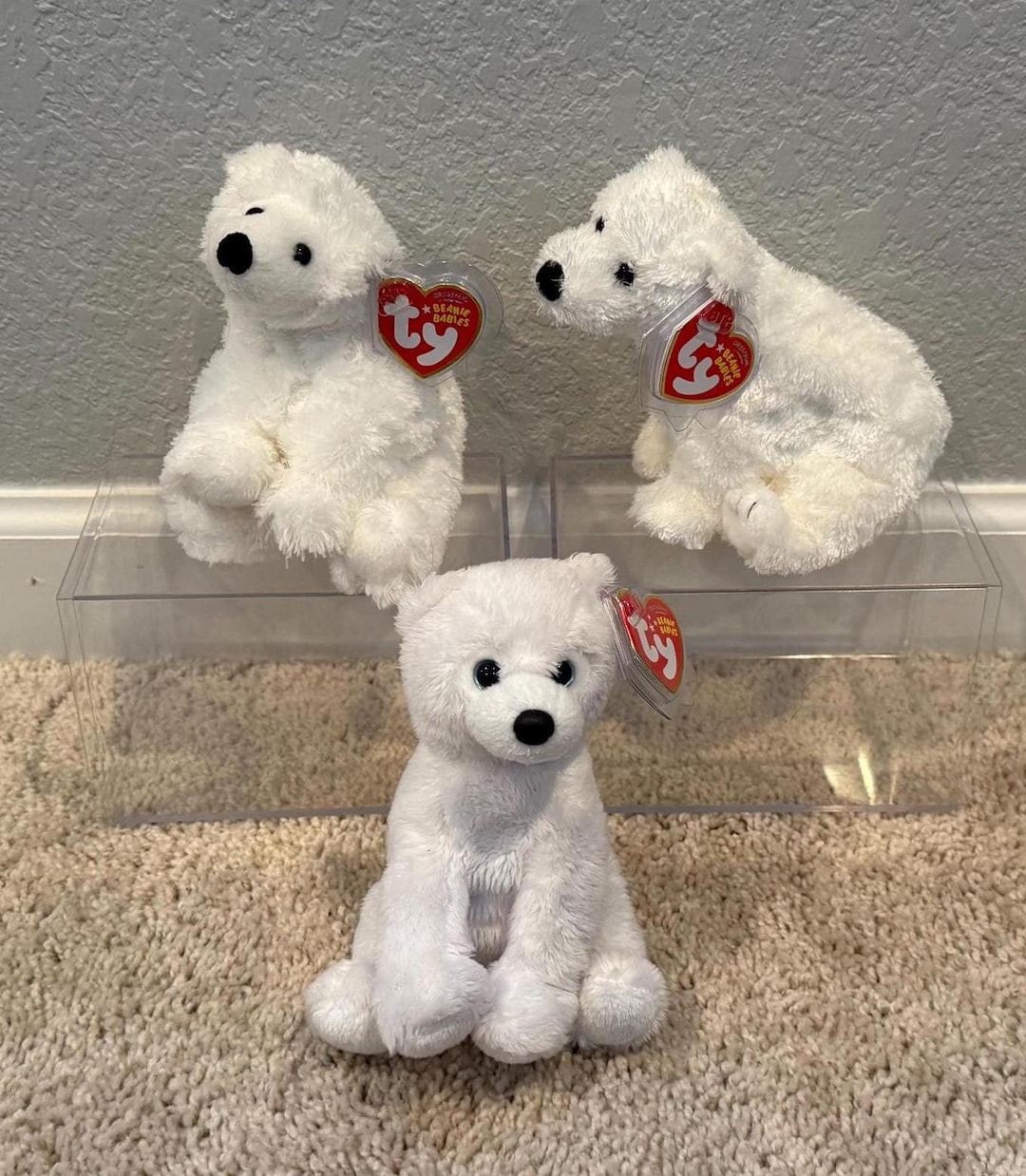 Ty Beanie Babies - Polar Bears - Frostiness, Siberia, Igloo (your ...