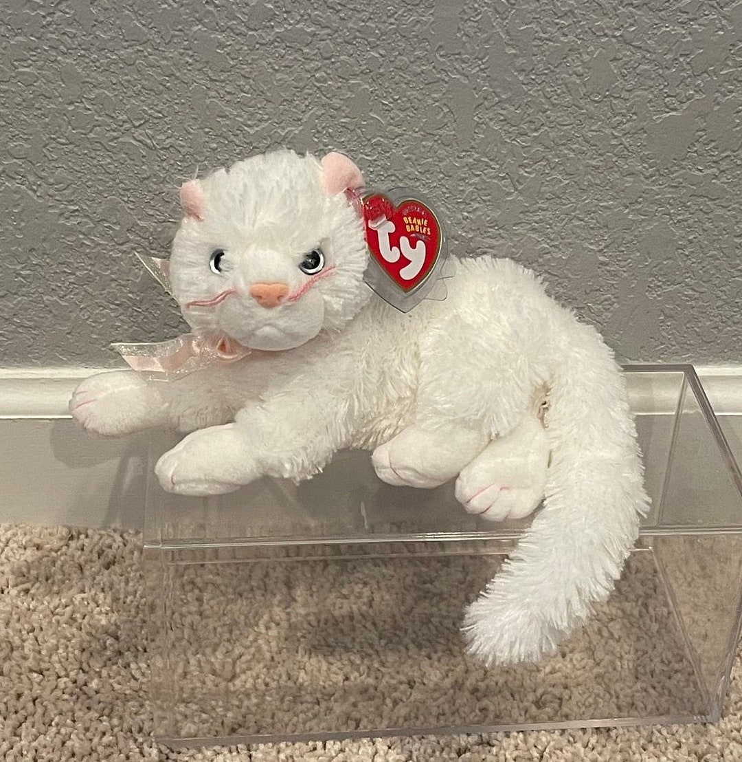 Ty Beanie Babies - Bianca - White Cat - Etsy