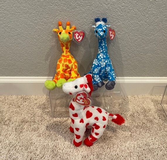 Ty Beanie Baby Giraffes Giraffiti Smoothie Sunnie your - Etsy