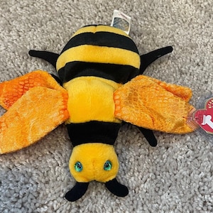 Ty Beanie Babies-bugs/insects-ladybug, Bee, Cicada, Beetle, Butterfly ...