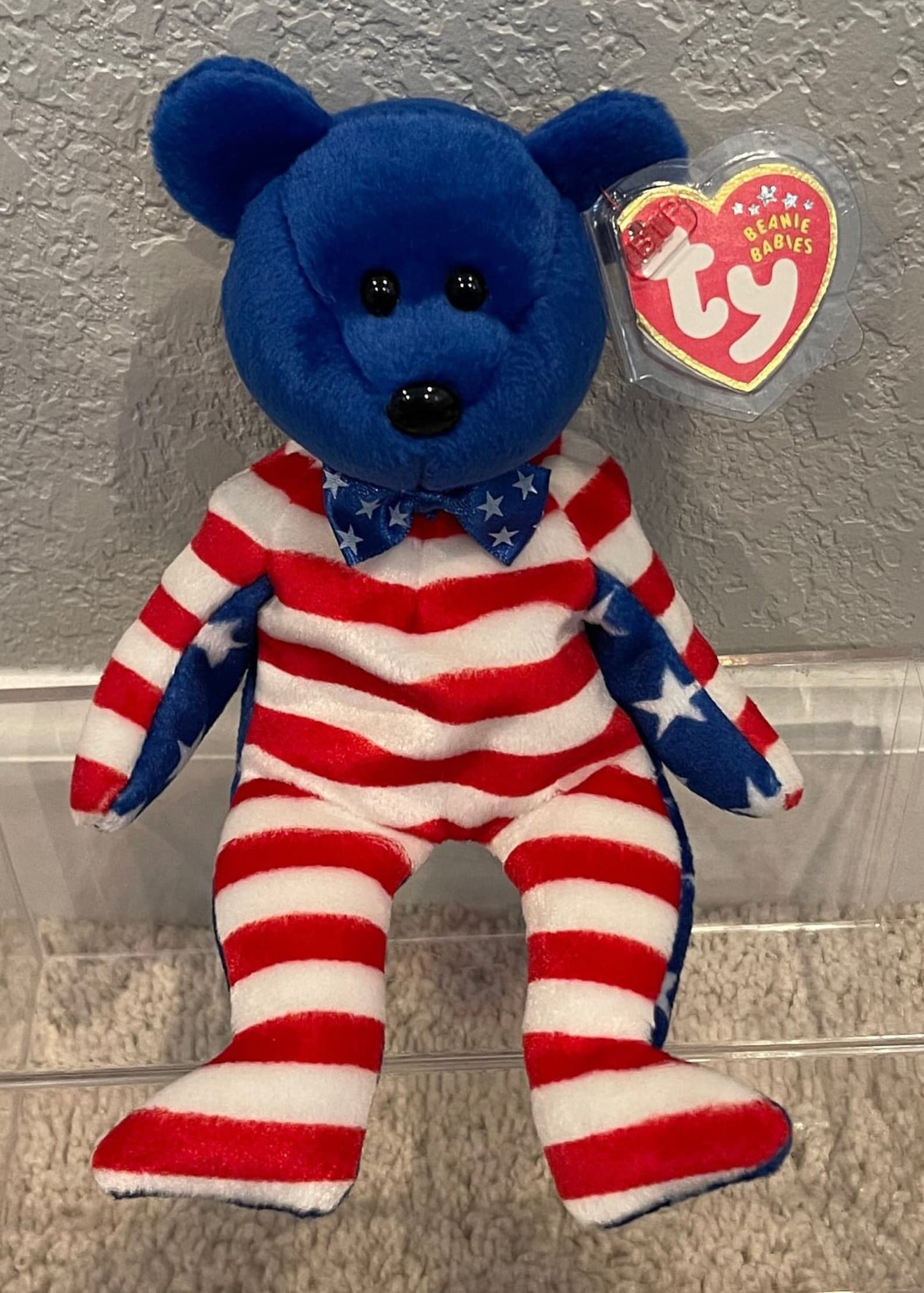 Ty Beanie Babies - 4th of July & Independence Day - Stars and Stripes Bears - Spangle and ...