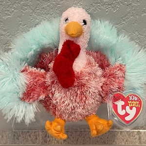 Ty Beanie Babies & Pluffies - Thanksgiving Turkeys - Gobble, Drumstick ...