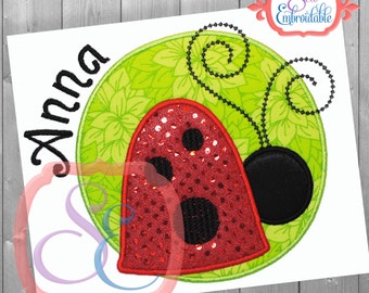 Lady Bug Applique | Etsy