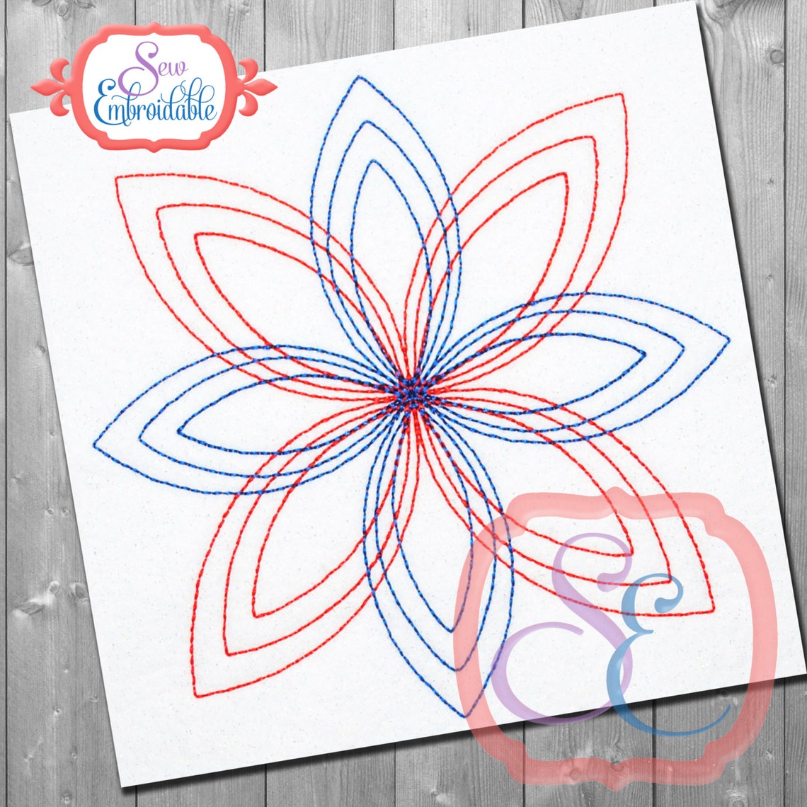 ADLEY MANDALA Design for Machine Embroidery Instant Download - Etsy