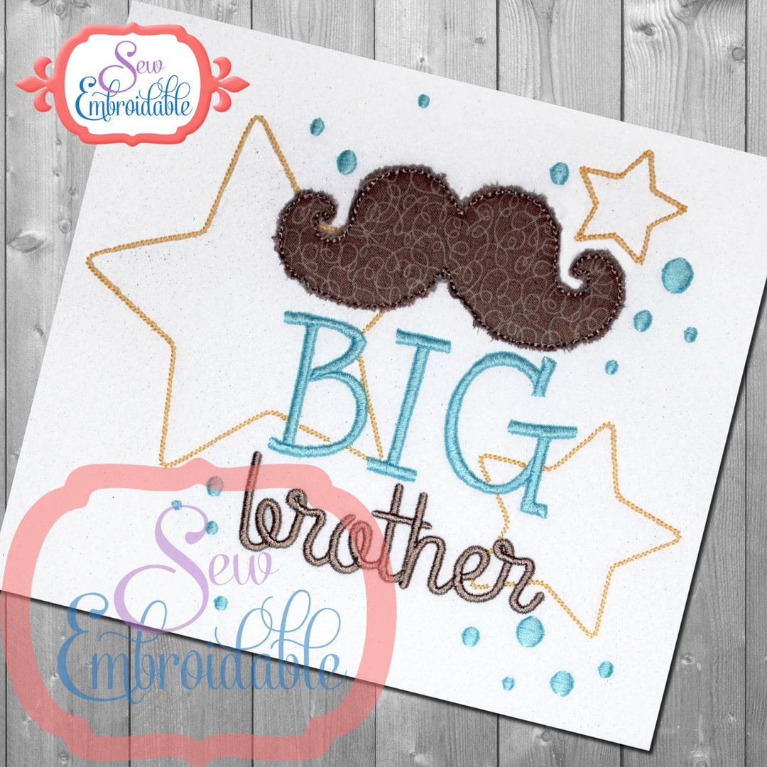 BIG BROTHER Embroidery Design for Machine Embroidery Instant - Etsy