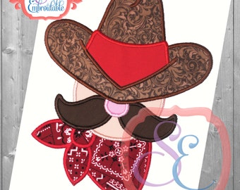 Cowboy Applique | Etsy