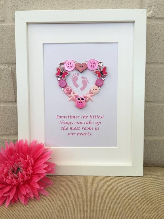 Button Heart Gift New Babynew Baby Gift Christening Gift | Etsy