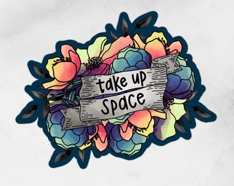Take up Space 9x12 Digital Print of a Kat Kissick Original - Etsy