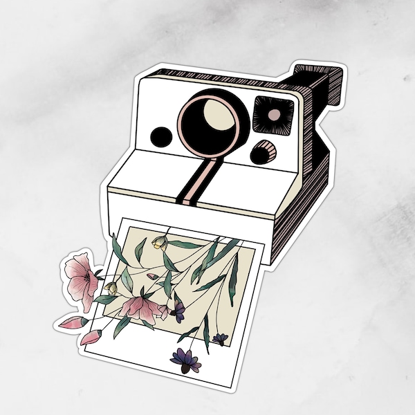 Polaroid Sticker Label - Etsy