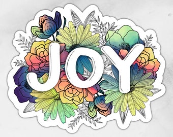 Choose Joy Sticker, Joy Sunshine Decal, Waterproof Vinyl Sticker for ...
