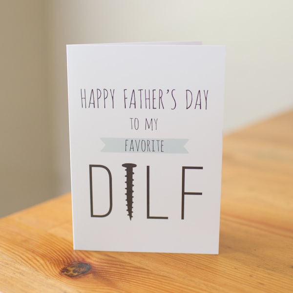 Dilf Card - Etsy