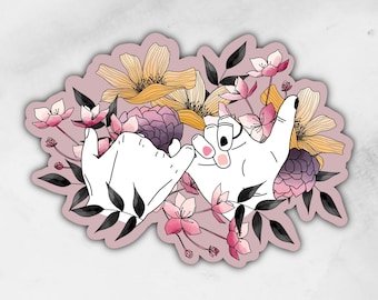 Aesthetic Hand Pinky Promise Vinyl Sticker - Etsy