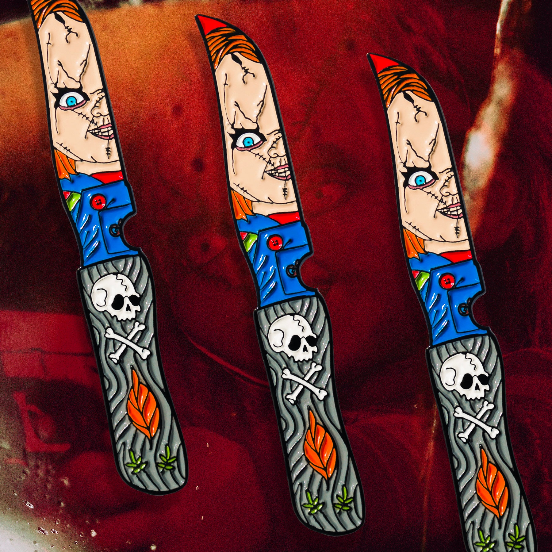 Chucky With Knife Tattoo