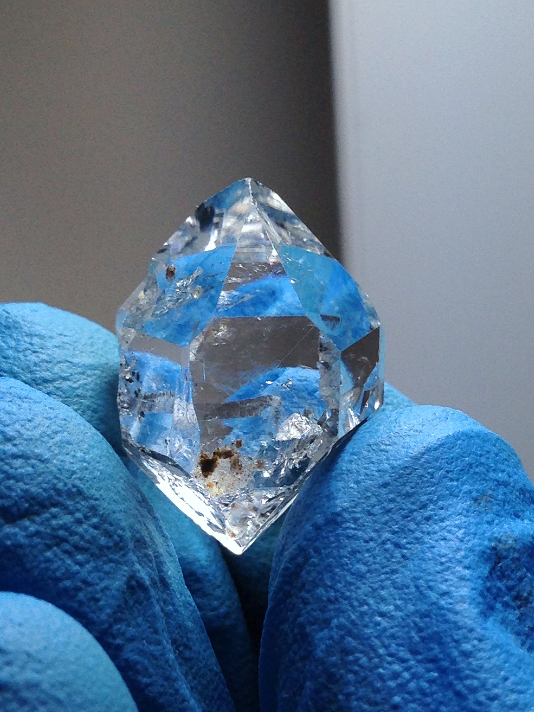 Herkimer Diamond Channeler Transmitter Crystal w/ Micro Enhydro bubbles ...