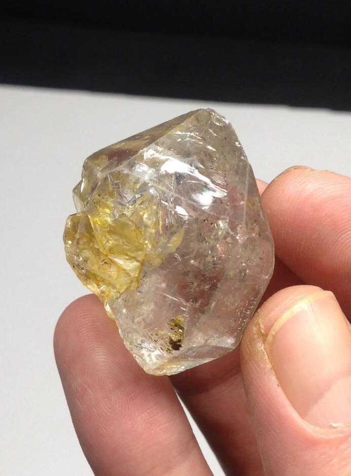 Large SUPER ENHYDRO Herkimer Diamond Crystal w/ Multiple Moving ...