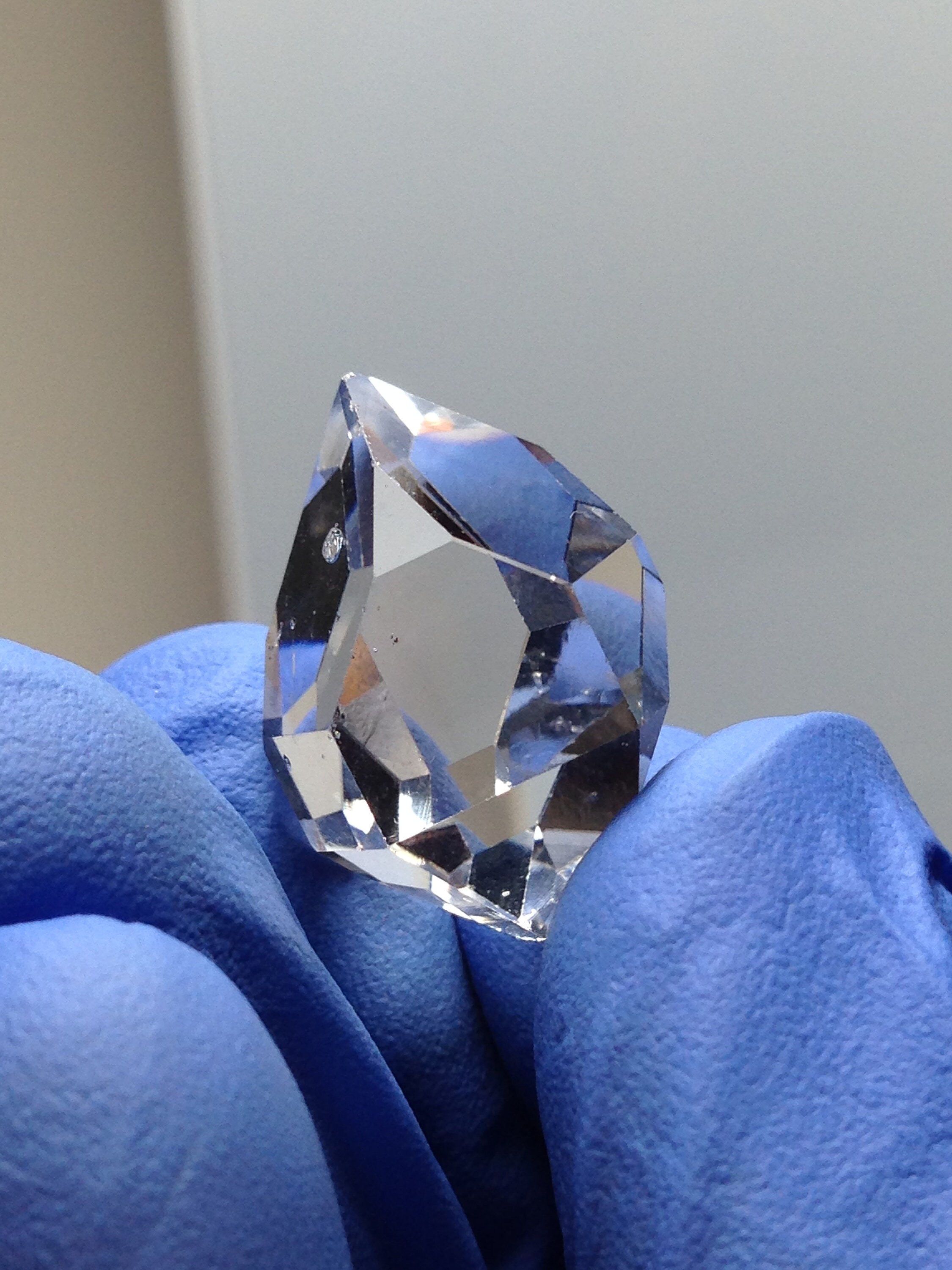 Top Quality Herkimer Diamond Crystal w/ rare 8 Sided Face Left & Right ...