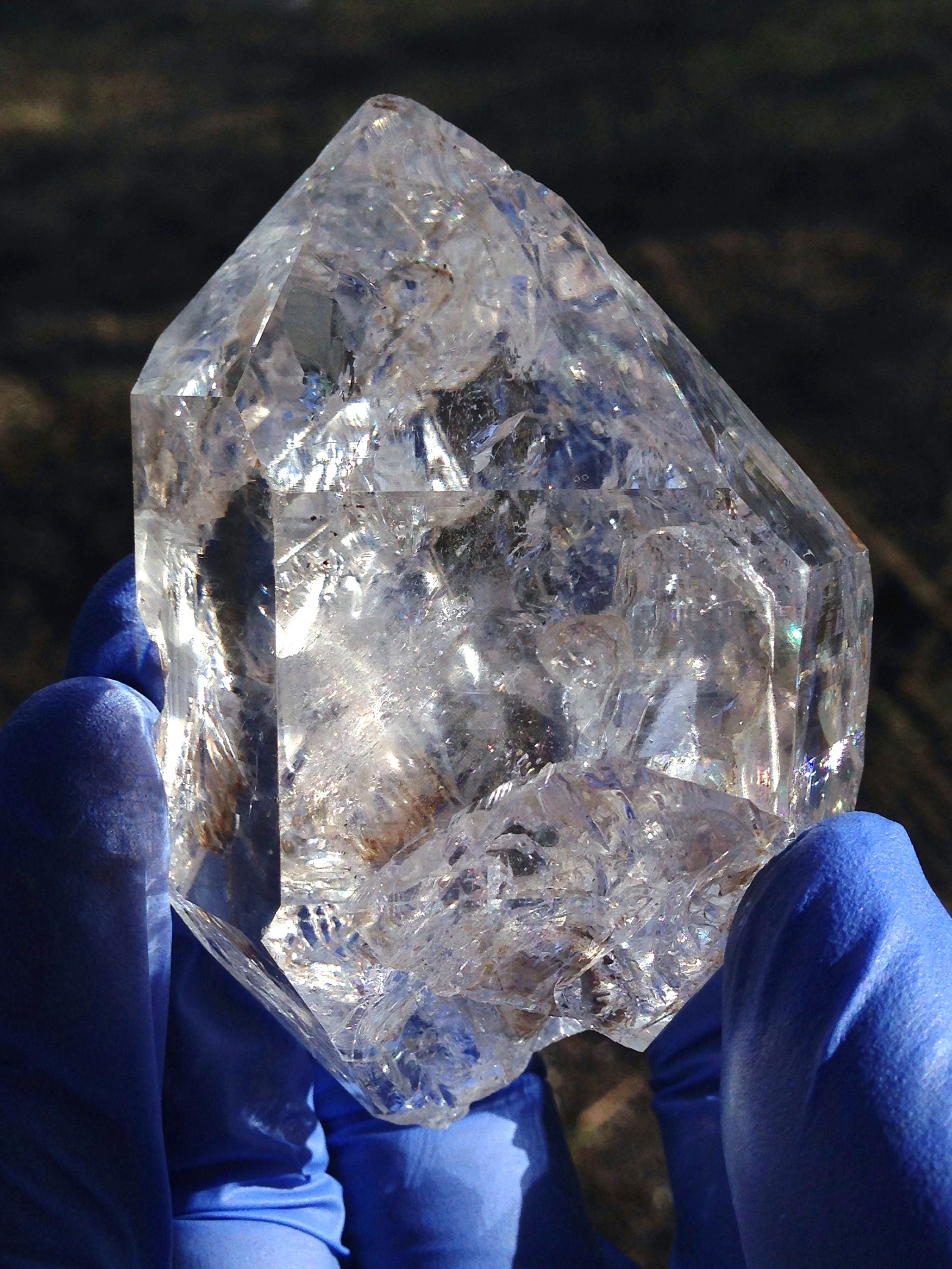 Large Top Quality Herkimer Diamond POWERFUL Devic Temple Crystal w ...
