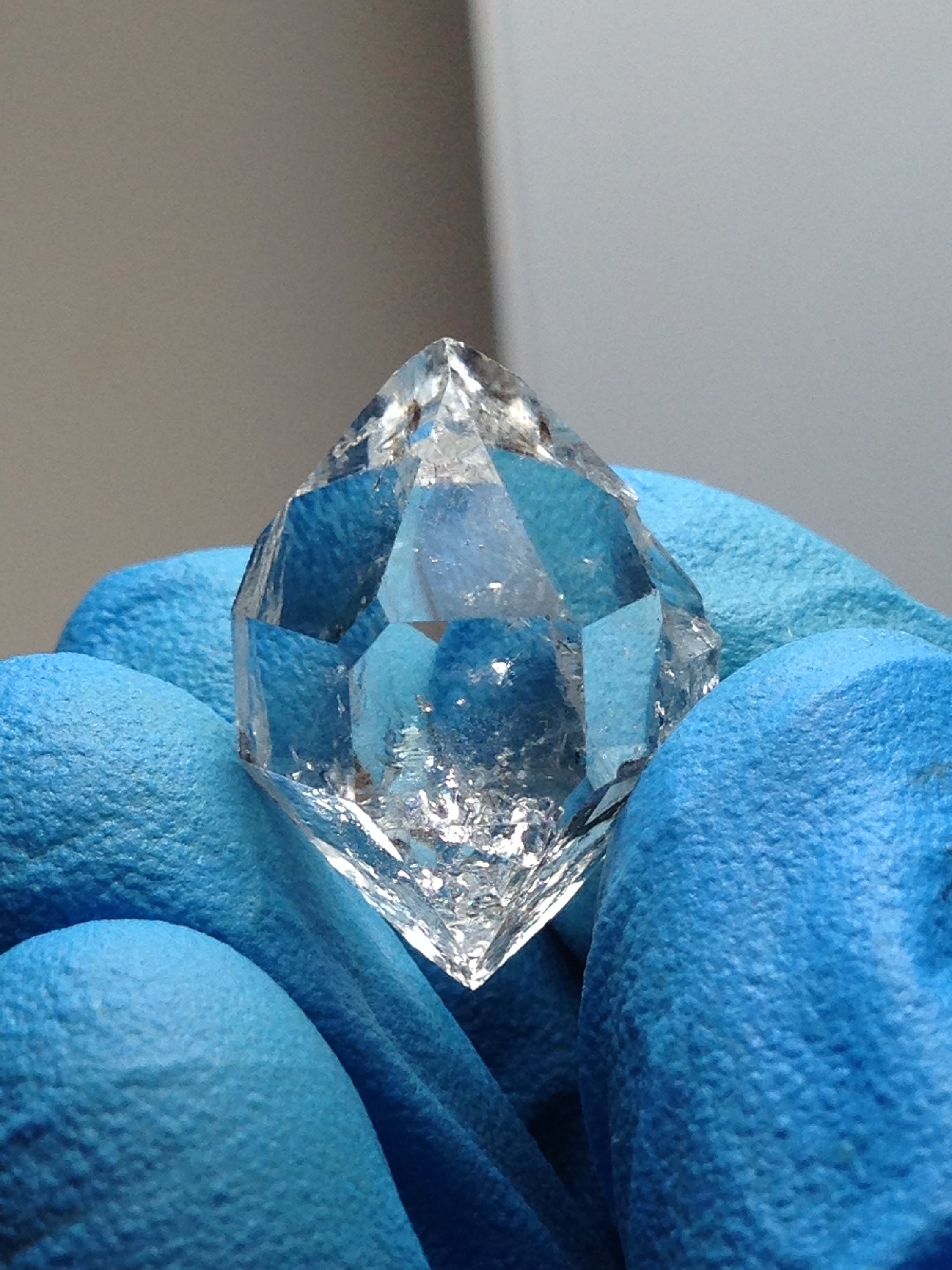Herkimer Diamond Channeler Transmitter Crystal w/ Micro Enhydro bubbles ...