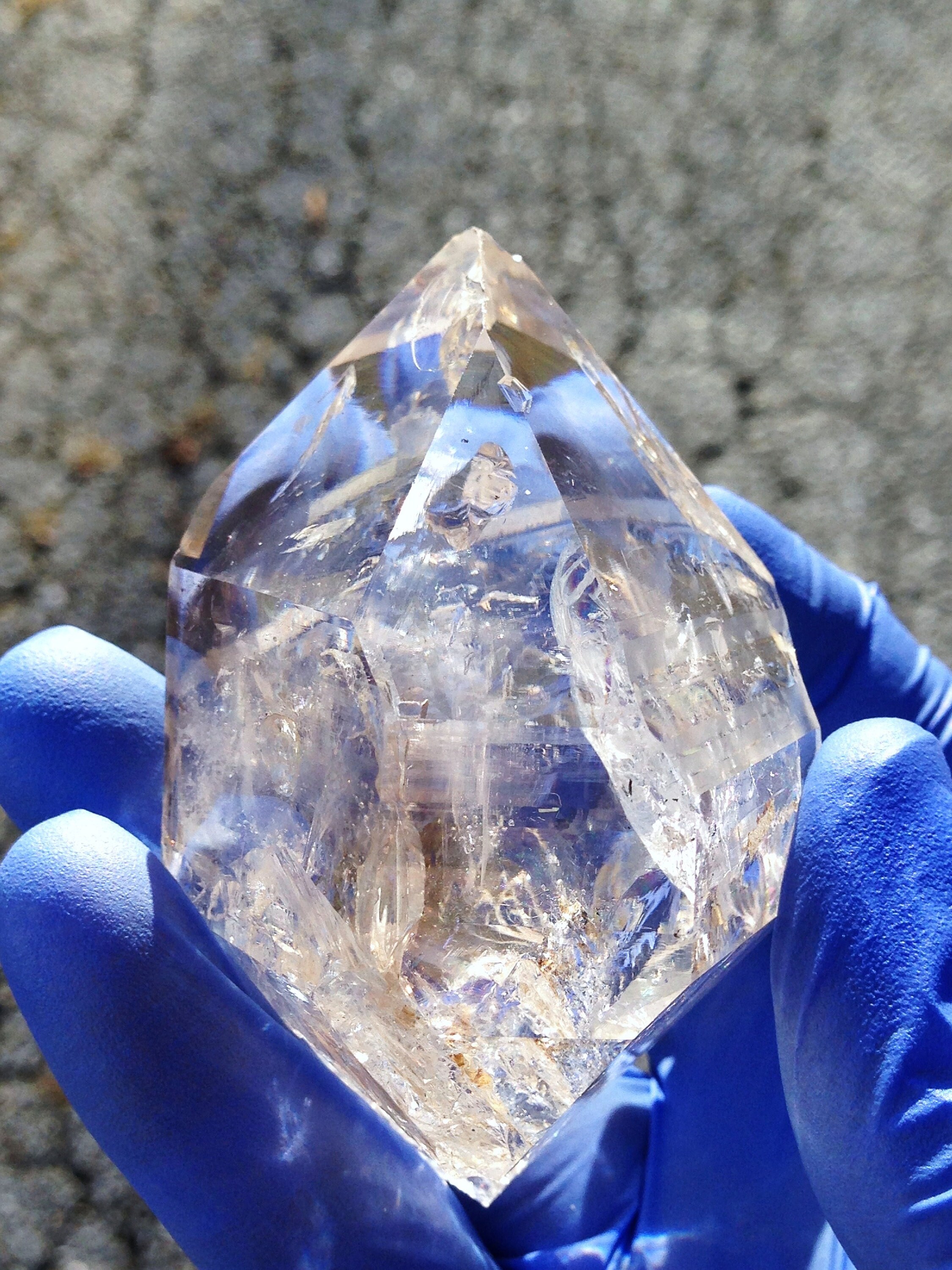 Large Top Quality Herkimer Diamond POWERFUL Devic Temple Crystal w ...