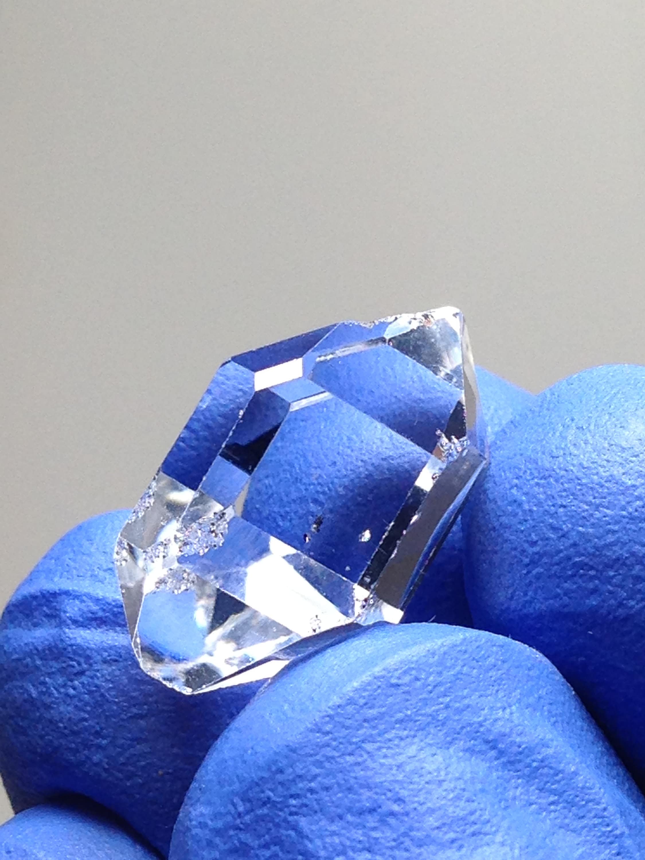 AA Grade Herkimer Diamond Crystal w/ Isis Face Diamond Window Left ...