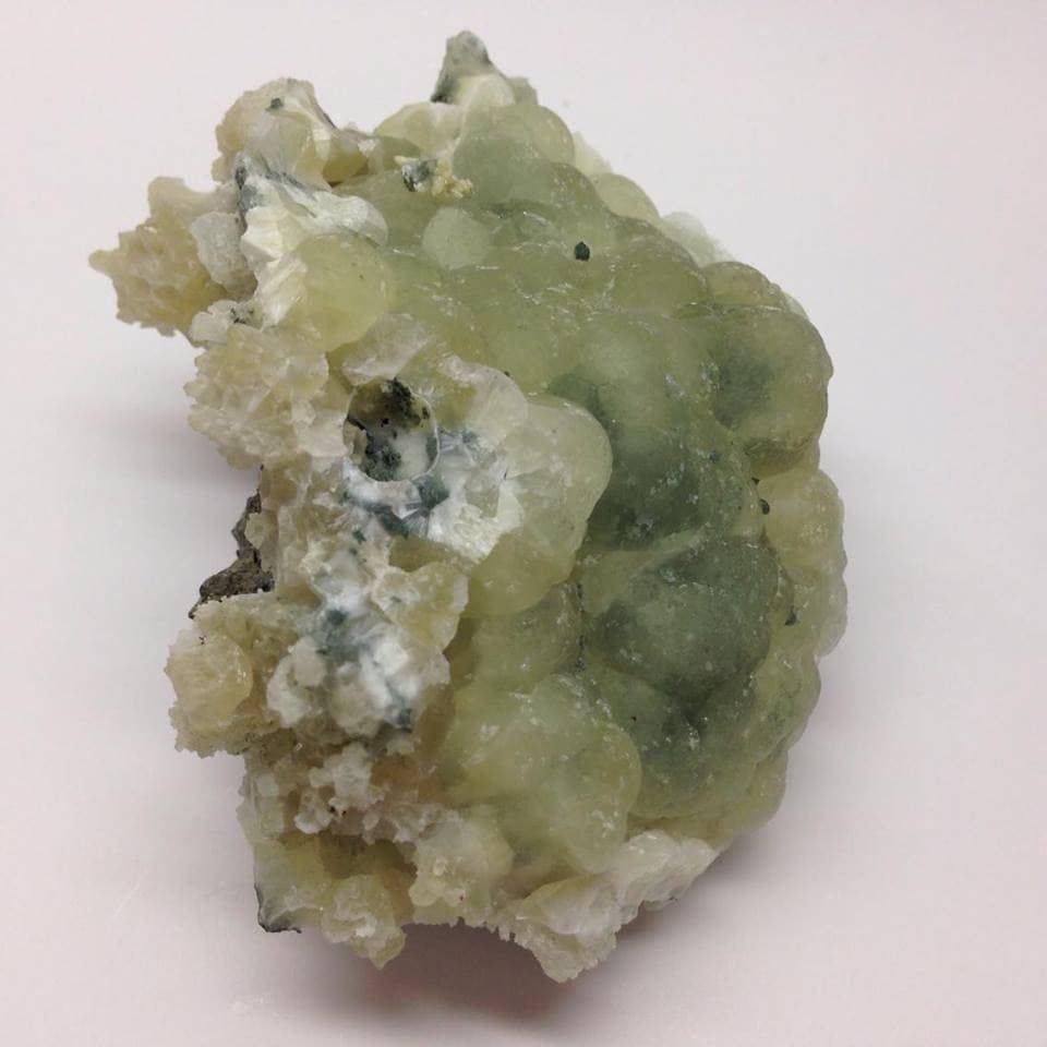 Large Top Quality Botryoidal Prehnite Cluster - Gemmy Green Gem Nodule ...