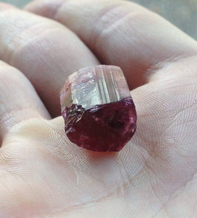 THICK & JUICY Dark Lipstick Pink Gemmy Russian Tourmaline Crystal ...