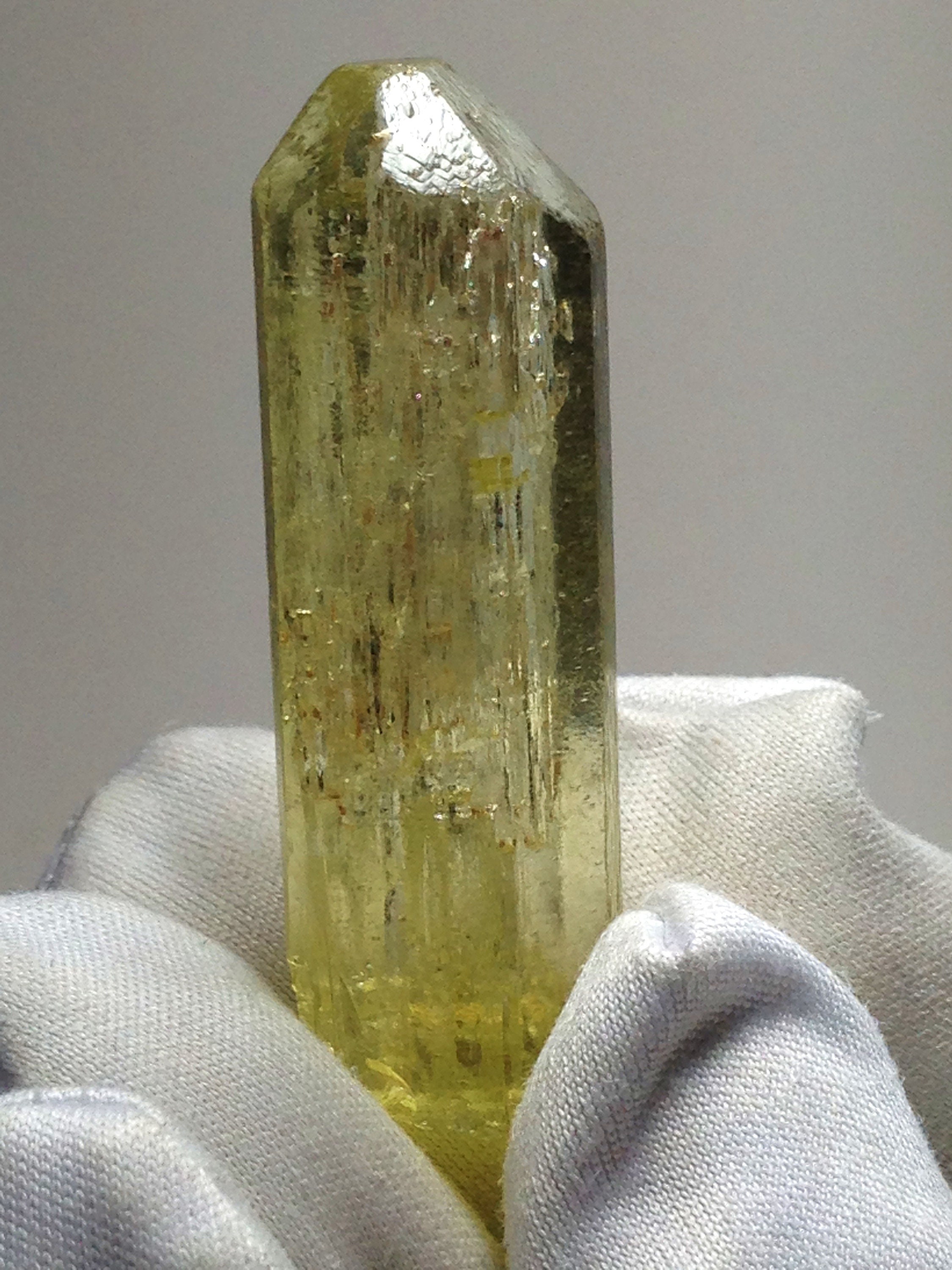 Rare Top Quality Heliodor Crystal from Barra de Salinas w/ Box Etching ...