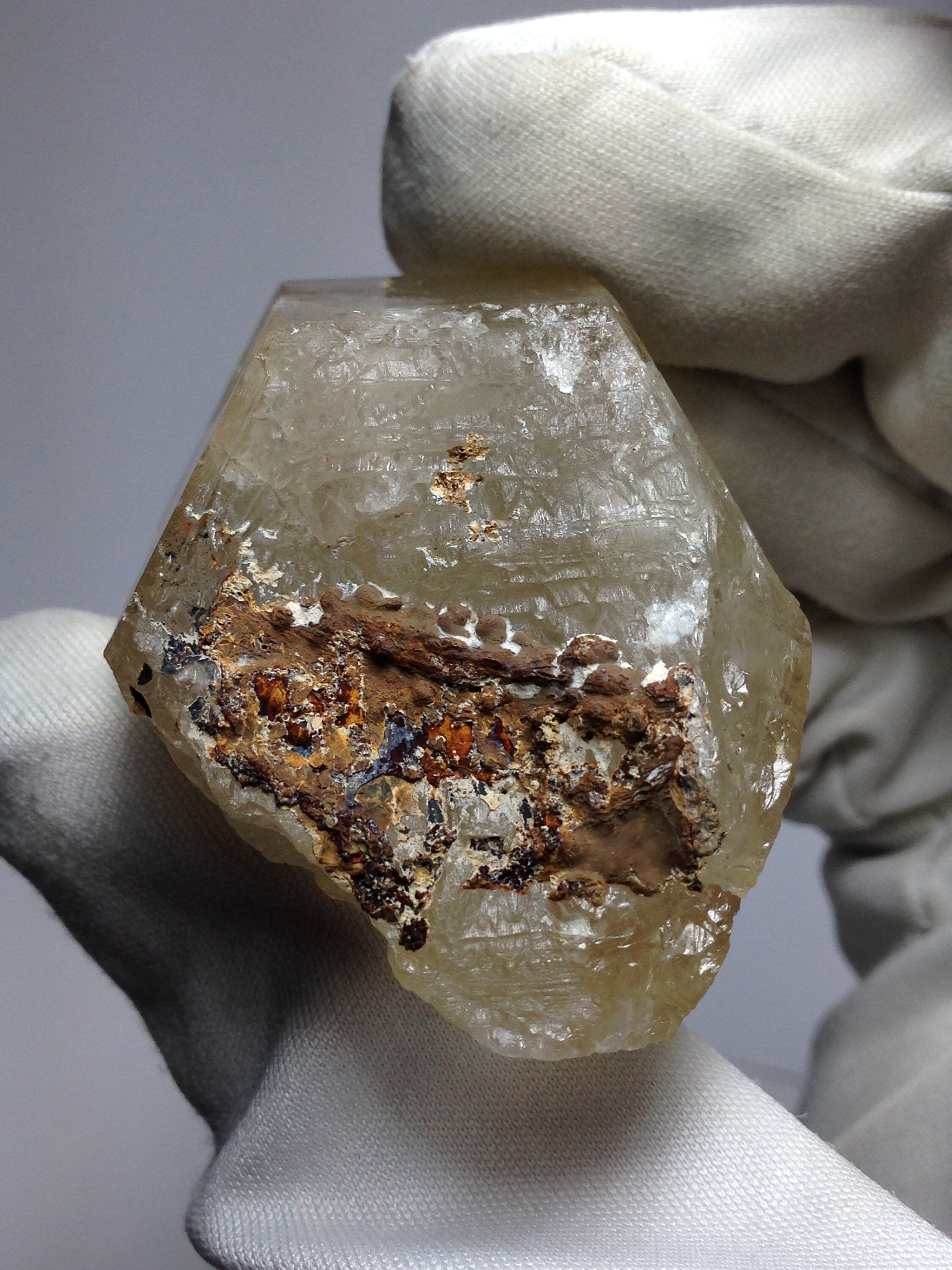 Natural Citrine Crystal w/ Devic Temple inclusions rehealed Bottom ...