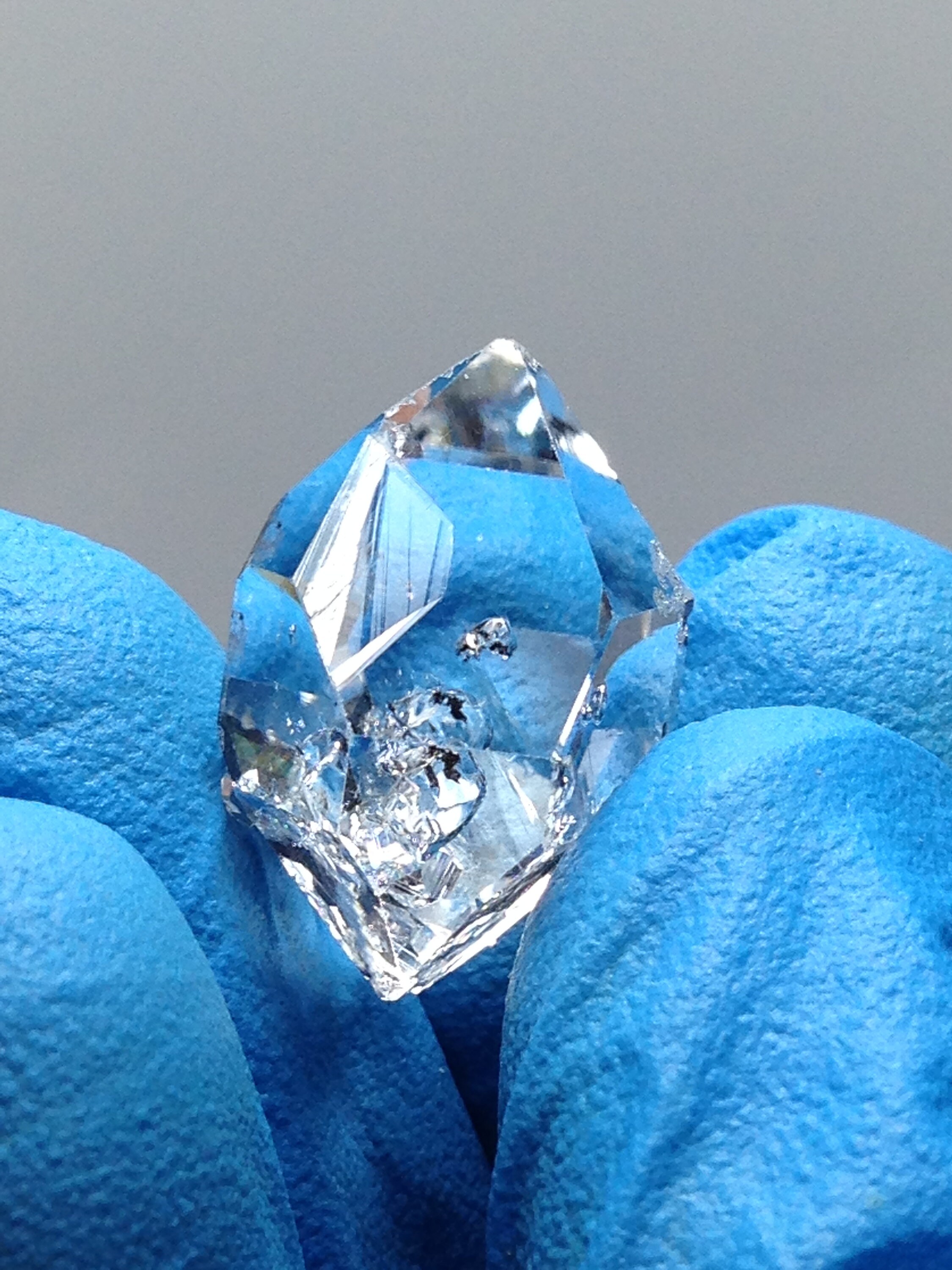 AA Grade Enhydro Herkimer Diamond Reflective Masterpiece Crystal w ...