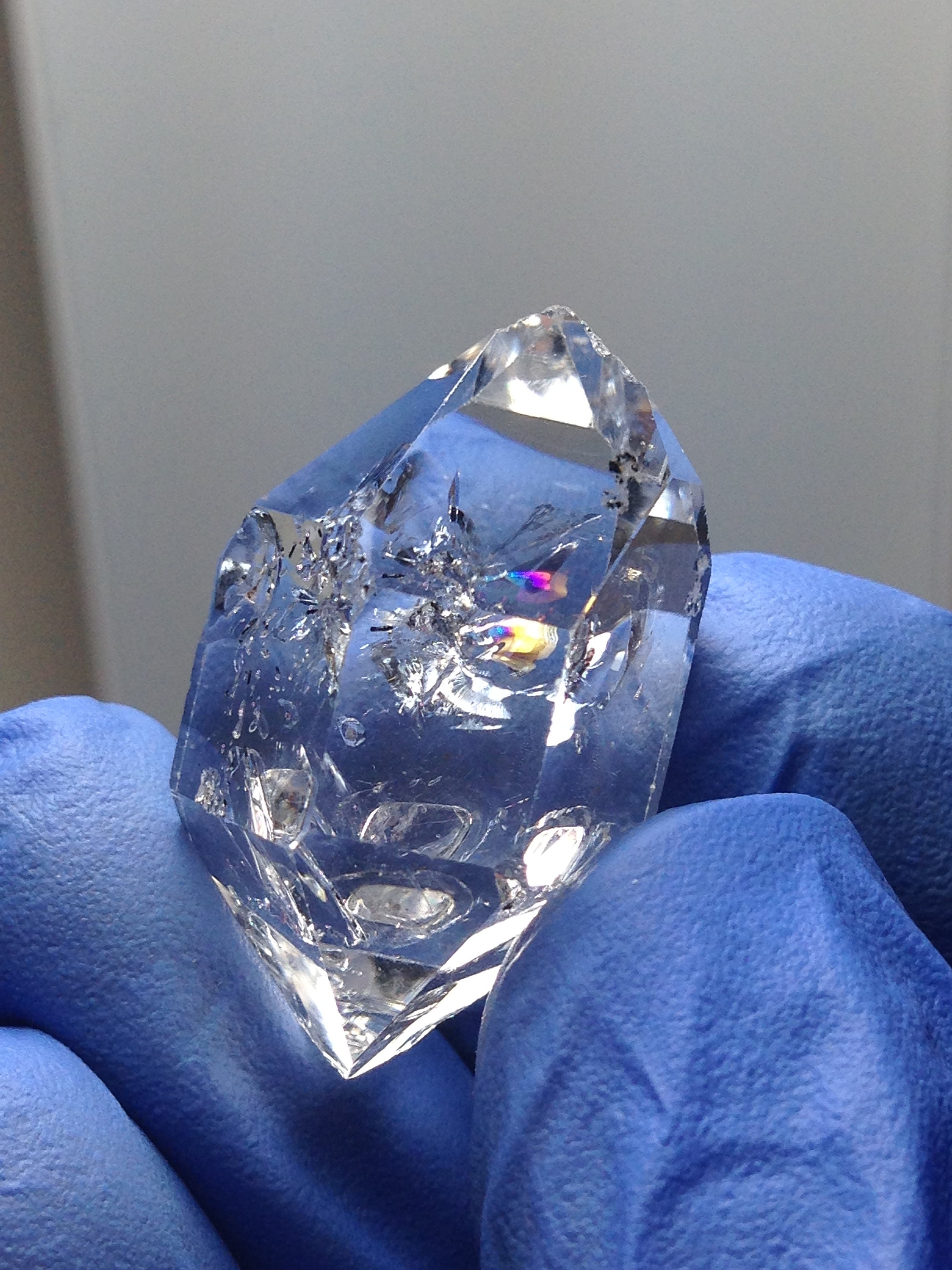 Herkimer Diamond DOW Channeler Crystal w/ Plasma inclusions Isis and ...